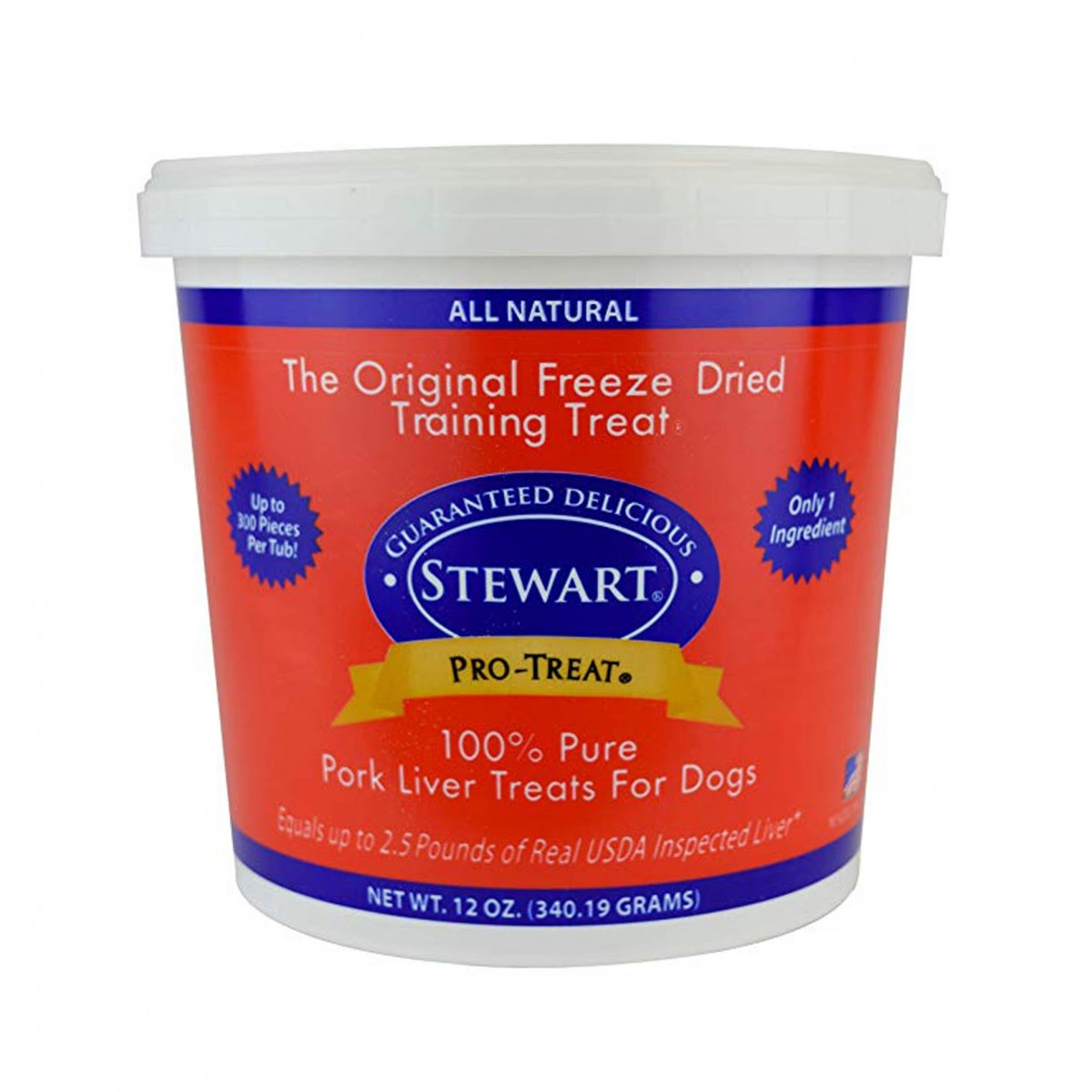 STEWART® PRO-TREAT FREEZE DRIED PORK LIVER TUB - 12 OZ [400412 ...