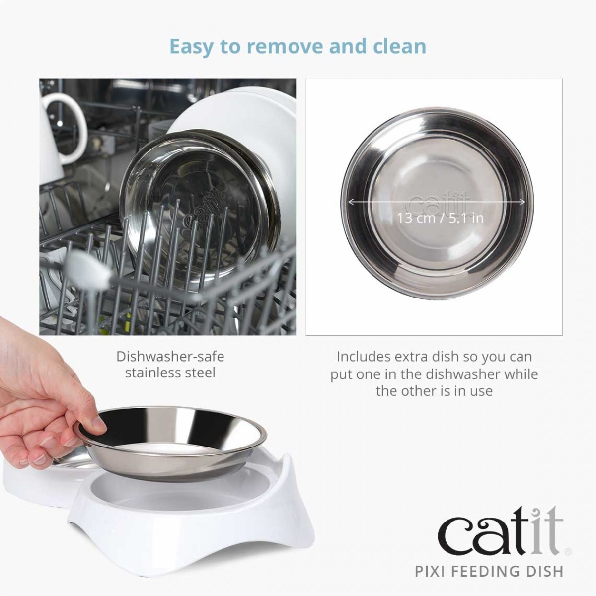 Catit PIXI Feeding Dish Single (43874) | Starpet – Distributor of Pet ...