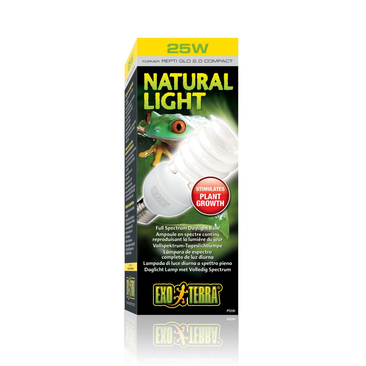 Exo Terra Natural Light Full Spectrum Daylight Bulb 25w (PT2191 ...